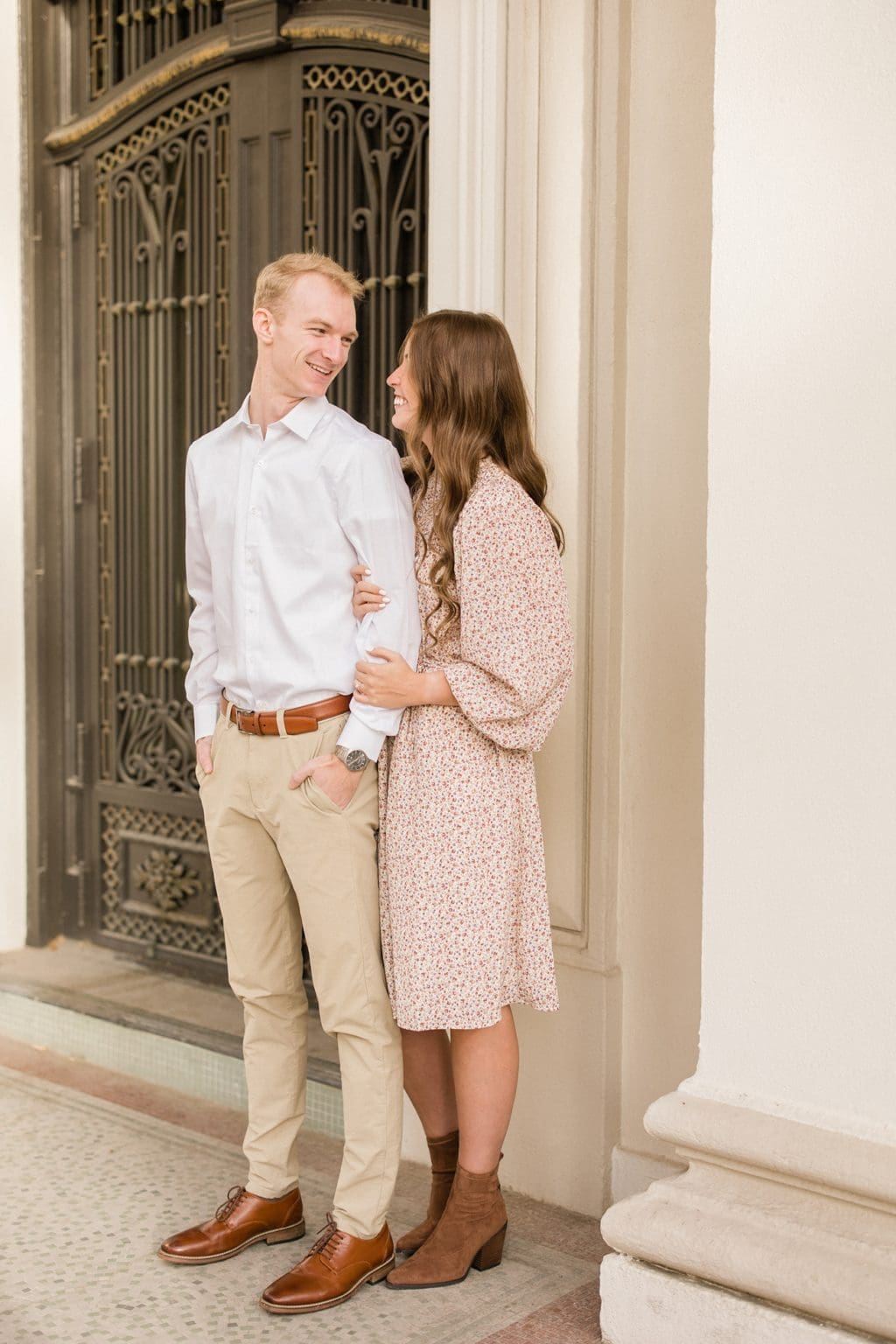 Thomas S Monson Center Engagement | Fall Engagement Pictures