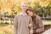 Thomas S Monson Center Engagement | Fall Engagement Pictures