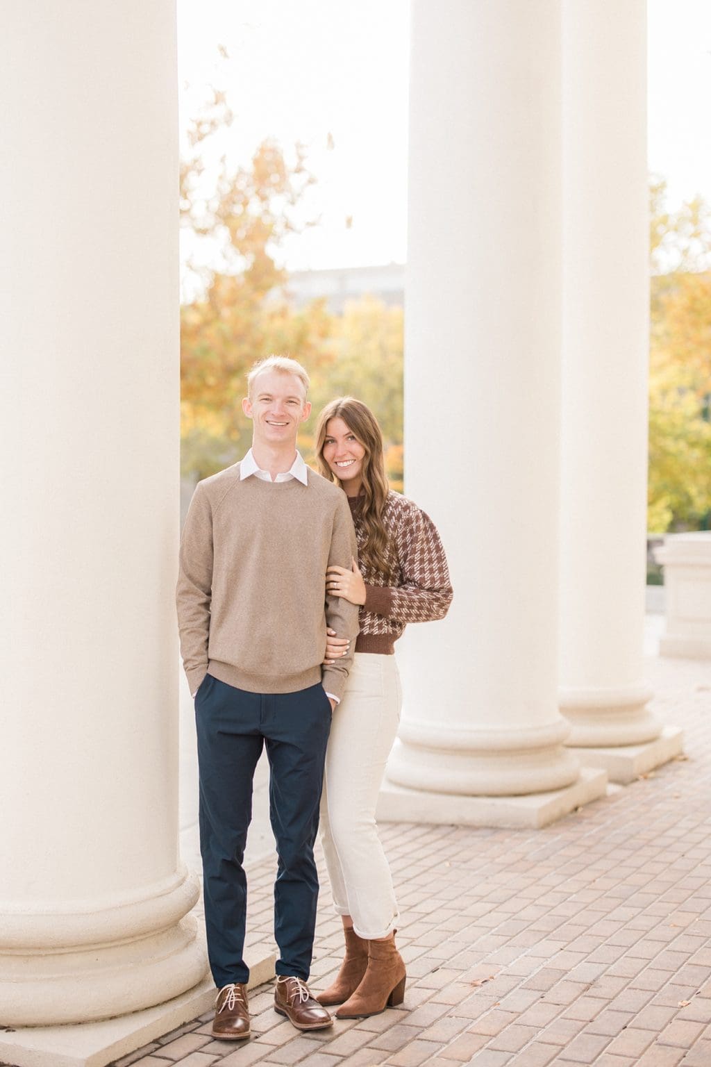 Thomas S Monson Center Engagement | Fall Engagement Pictures